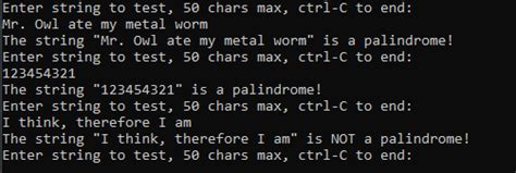 Solved Please Help Me With This C Lab Palindromes Are