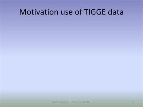 Ppt Customization Of Tigge Use Of Tigge Data In West Africa