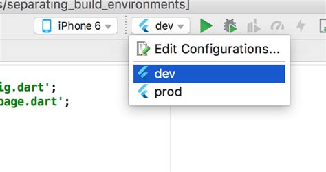 Separating Build Environments In Flutter Apps Iirodev