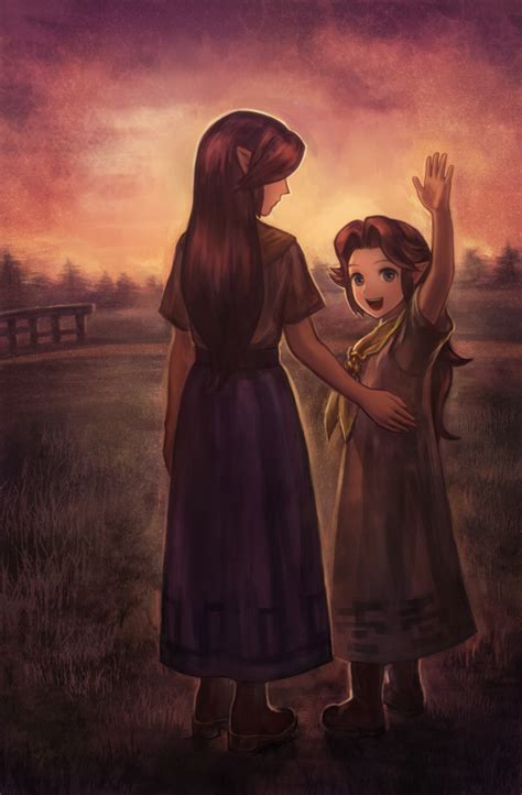 Cremia And Romani The Legend Of Zelda And 1 More Drawn By Okakan