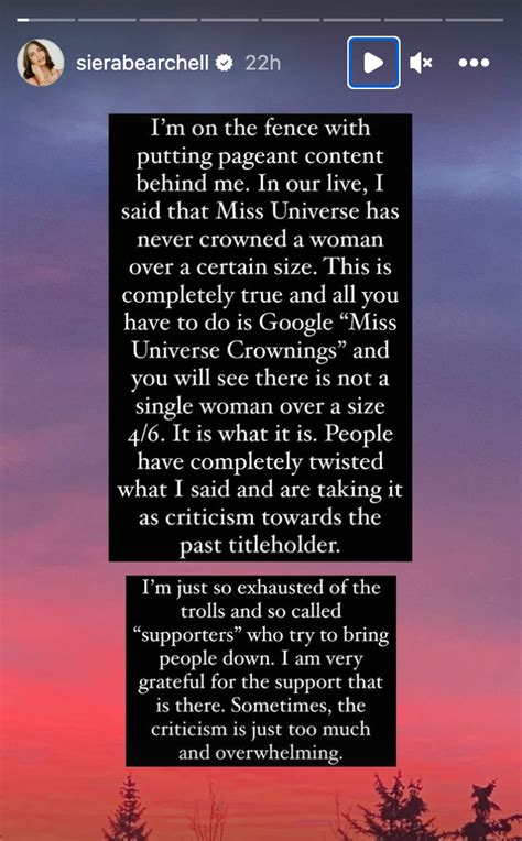 Former Miss Canada Siera Bearchell Calls Out Pageants And Trolls