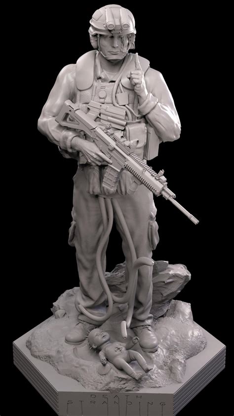 克利福德《死亡搁浅》3d打印模型 克利福德《死亡搁浅》3d打印模型stl下载 人物3d打印模型 Enjoying3d打印模型网