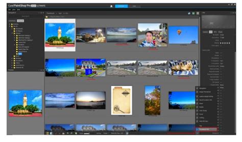 KB Corel PaintShop Pro How To Enable Thumbnail Information Under Manage Tab