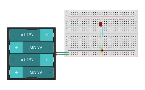 Circuit Design Light Bulb Resistor Tinkercad