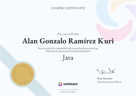 Alan Gonzalo Ramirez Kuri On Linkedin Java Programming