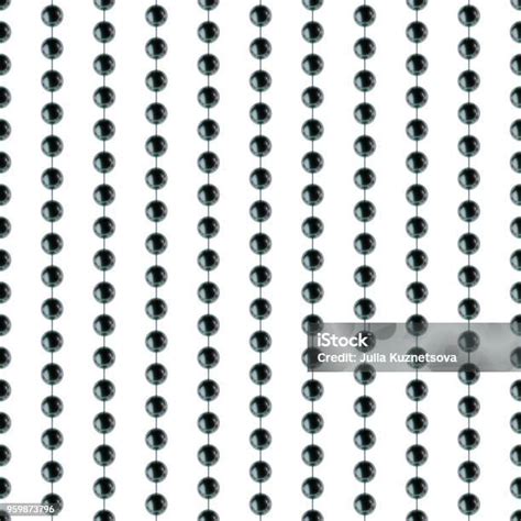 검은 진주 구슬의 형태로 원활한 패턴에 의하여 이루어져 있다 우아한 배경입니다 그림입니다 0명에 대한 스톡 사진 및 기타 이미지 Istock