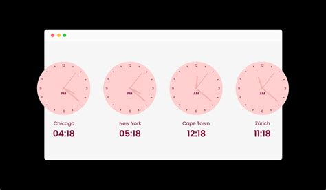 world clock widget free and works on any website