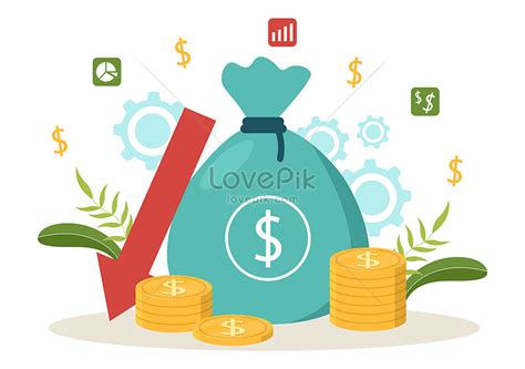 비용 절감 비즈니스 일러스트레이션 일러스트 무료 다운로드 Lovepik