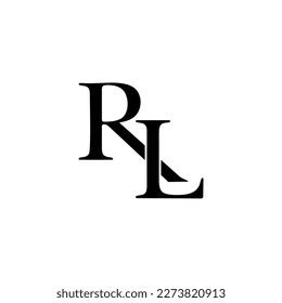 Rl Initial Letter Monogram Logo Stock Vector Royalty Free Shutterstock