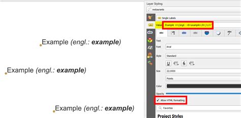 Formatting Parts Of Labels In An Automatically Generated Legend In Qgis
