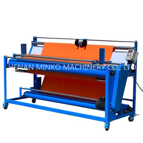 Automatic Fabric Roller Inspection Measuring Textile Fabric Re Rolling