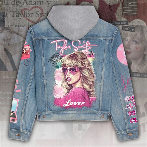 Taylor Swift Premium Hooded Denim Jacket Ifddhdj0031 Idea Fanatic