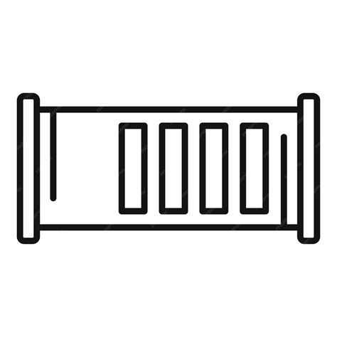 환기 아이콘 흰색 배경에 고립 된 웹 디자인을 위한 개요 환기 벡터 아이콘 프리미엄 벡터