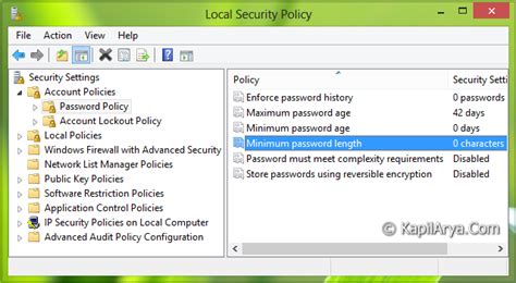 How To Restrict Password Length For User Accounts In Windows 108