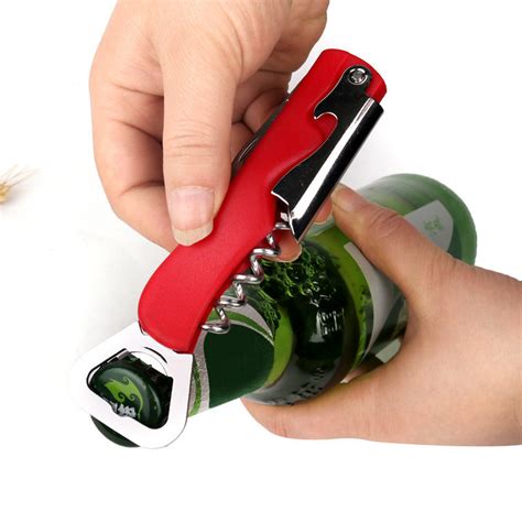 Badu Bg Ръчен бар Отварачка за бутилка бира от неръждаема стомана Запушалка за шампанско Вино