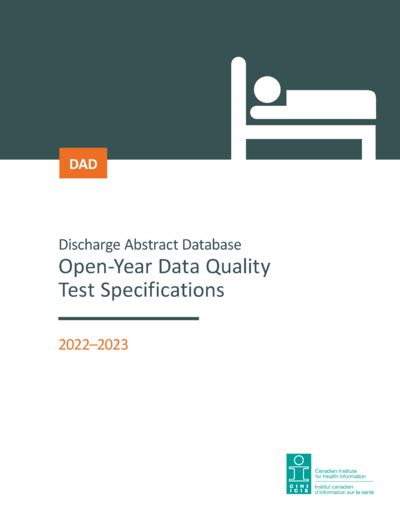 Discharge Abstract Database Open Year Data Quality Test Specifications 20222023 Canada Commons