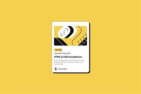 Frontend Mentor Html Css E Flexbox Coding Challenge Solution