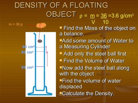 class vii physics density