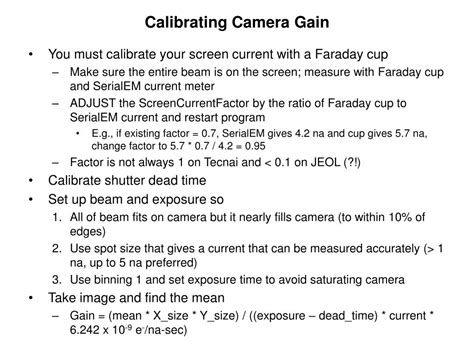 ppt using macros camera issues and setting up serialem powerpoint