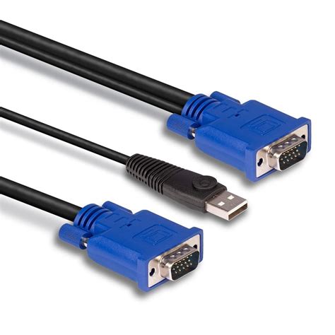 3m Combined Kvm And Usb Cable From Lindy Uk