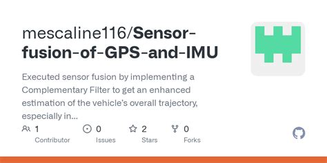 Github Mescaline116sensor Fusion Of Gps And Imu Executed Sensor