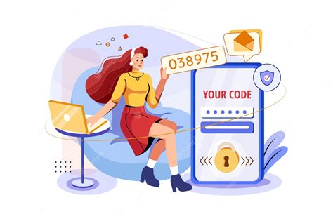 Premium Vector 2fa Two Steps Authentication