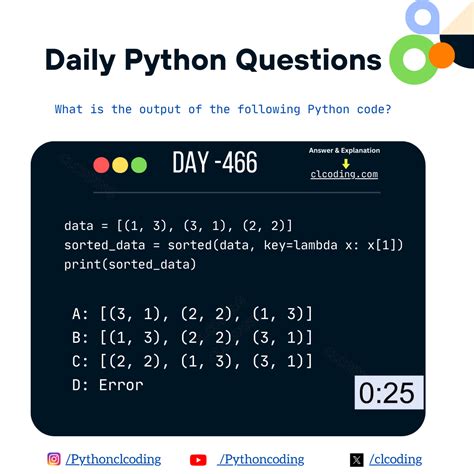 Python Coding Challenge Day 466 What Is The Output Of The Following