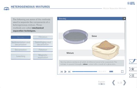 Mixture Separation Methods The Following Are Some Of The Methods Used
