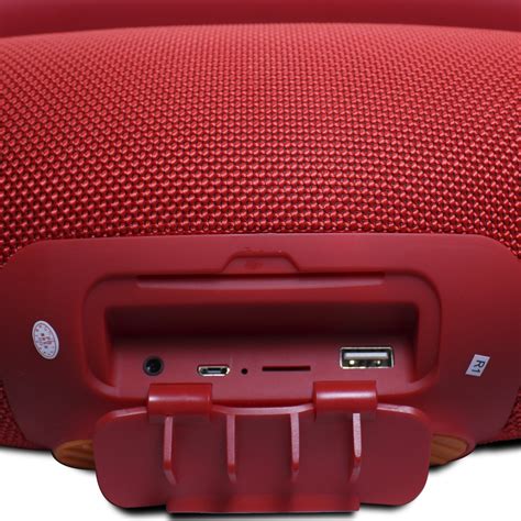 Bocina Bluetooth Jbl Boombox Port Til Con Asa Luces Rgb Subwoofer Y Resistente Al Agua Box