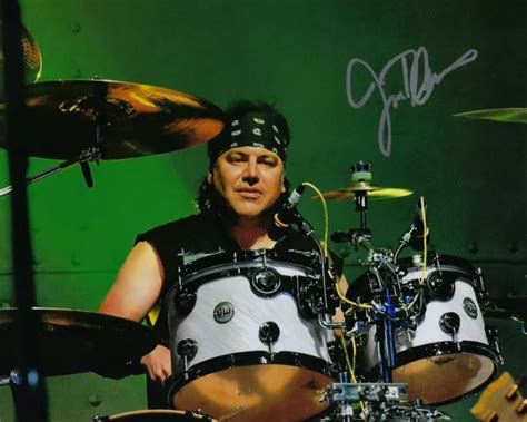 Gfa Megadeth Batteur Jimmy Degrasso Signé Dédicacé 8x10 Photo J3 Coa