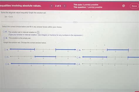 Solve The Absolute Value Inequality Graph Studyx