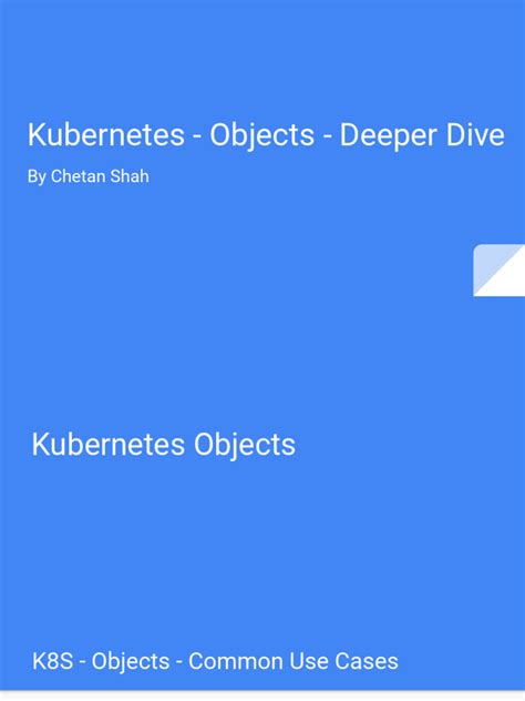 Kubernetes Objects Nov24 Pdf Databases Software