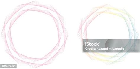배경 자료 파스텔 색상의 여러 개의 얇은 선으로 구성된 세련된 프레임은 꿈처럼 아름답습니다 설계 세트 벡터 0명에 대한 스톡 벡터 아트 및 기타 이미지 Istock