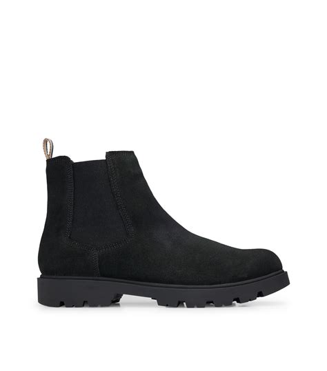 Boss Botas Tipo Chelsea De Piel De Caña Alta Hombre El Palacio De Hierro