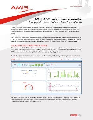 Adf Performance Monitor Fill Online Printable Fillable Blank PdfFiller