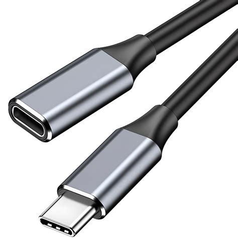 T Tersely USB C Extension Cable M W Charging Speed Gbps Data Transfer K Hz