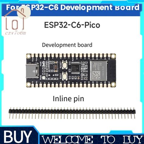 Esp32 C6 Pico บอร์ดพัฒนา Wifi 6 Microcontroller Esp32 C6 Mini 1 โมดูล