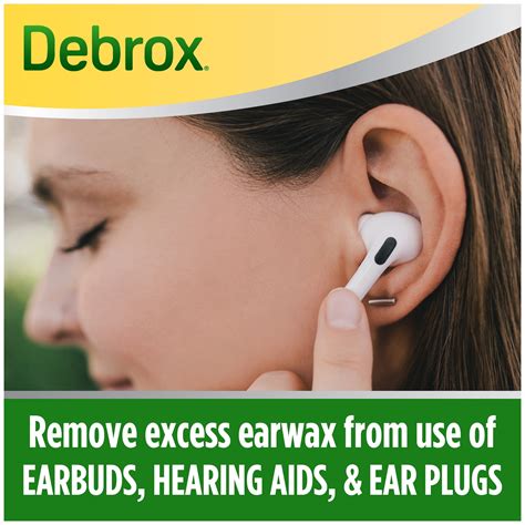 Debrox Ear Wax Removal Drops Gentle Microfoam Ear Wax Remover 0 5 Fl