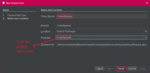Create First Gui Application In Java Using Netbeans Ide Codespeedy