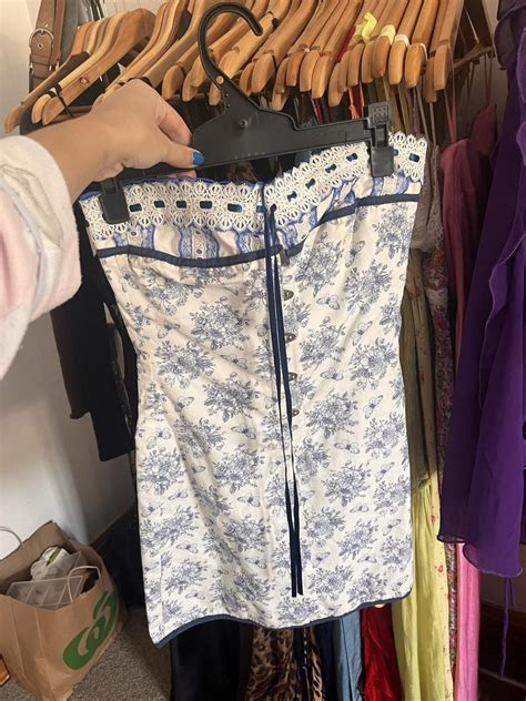 With Jean Sabrin Mini Dress Size Small Can Fit Depop