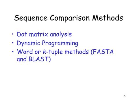 PPT Sequence Alignment I Dot Matrices PowerPoint Presentation Free Download ID 150085