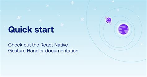 Quick Start React Native Gesture Handler