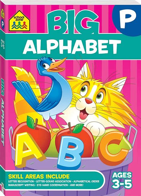 Shree Book School Zone Big Alphabet P Early Alphabet Learning For