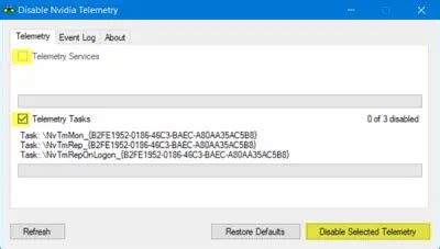How To Disable NVIDIA Telemetry On Windows PC