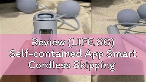 Review Lifesg Self Contained App Smart Cordless Skipping Rope Dual