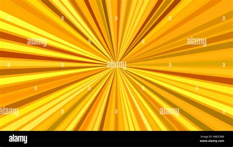 Orange Psychedelic Abstract Striped Ray Burst Background Design