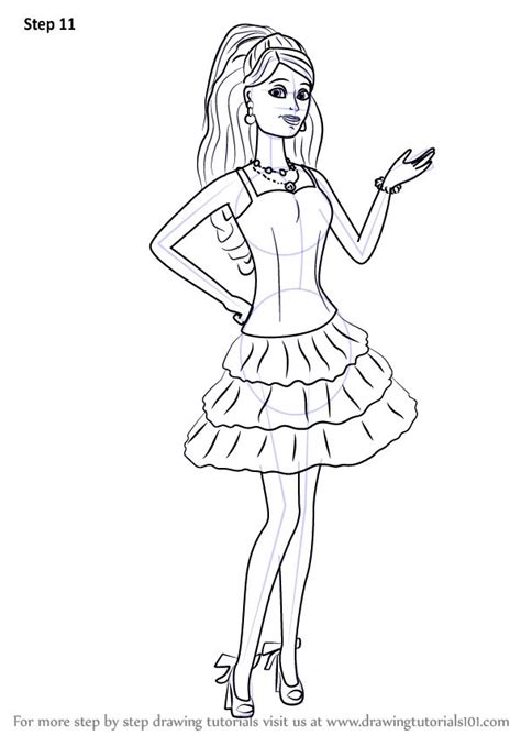 How To Draw Barbie From Barbie Life In The Dreamhouse