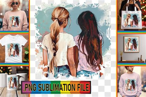 Whimsical Friendship Sublimation Art Series