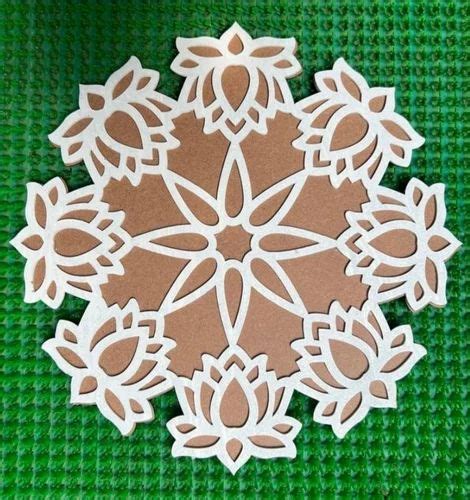 Reusable Wooden Base Rangoli At ₹ 60 Piece वुडेन रंगोली In Indore Id 2854265355833