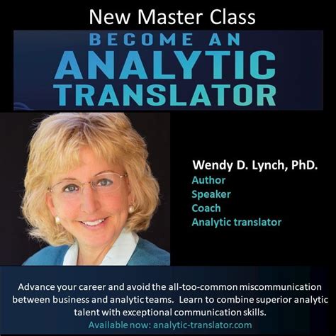 Analytictranslator Dataanalytics Datascience Wendy Lynch Ph D 19 Comments